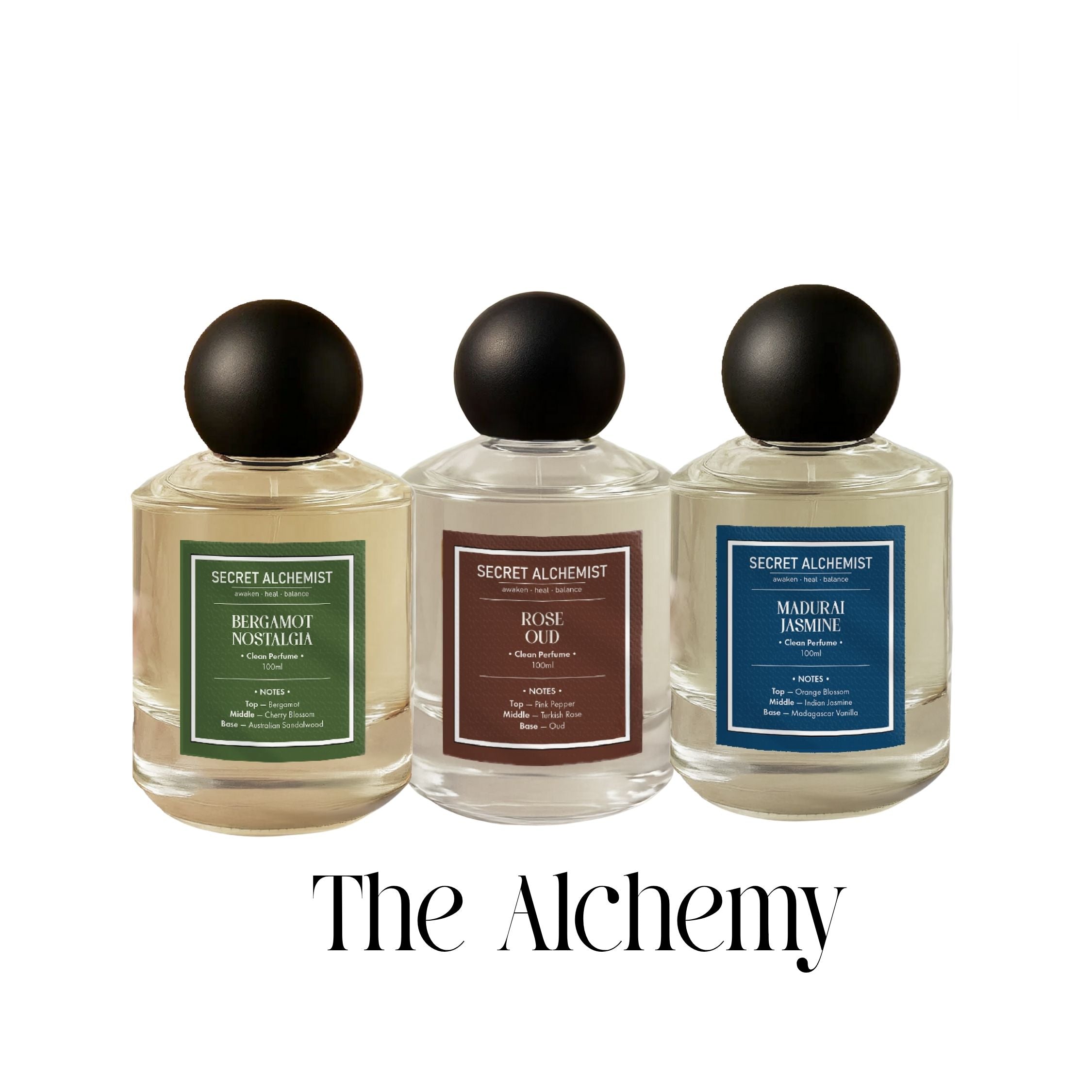 The Alchemy- Rose Oud, Madurai Jasmine, Bergamot Nostalgia EDP – Secret ...