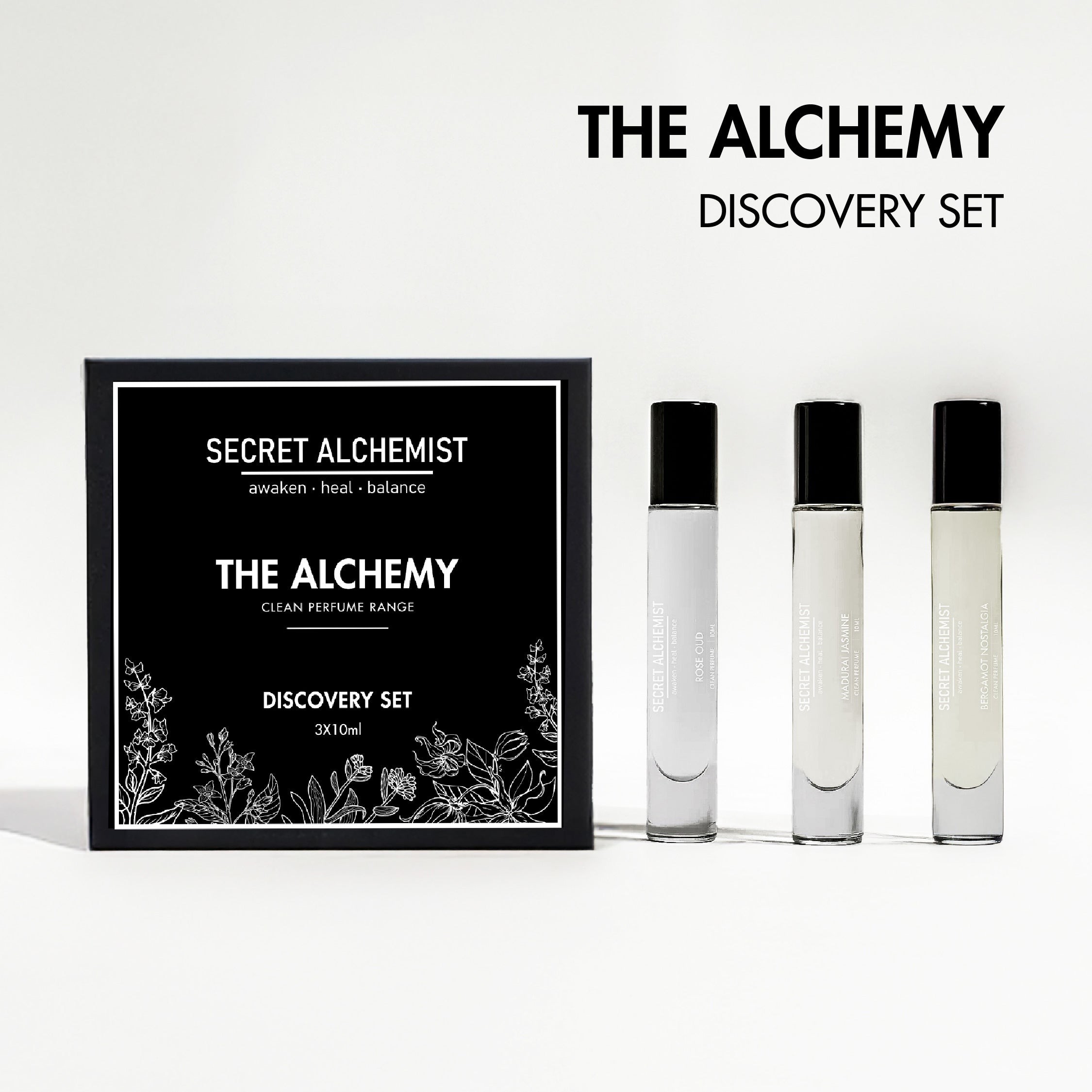 The Alchemy Discovery- Set of 3 Clean Perfume™ EDP – Secret Alchemist
